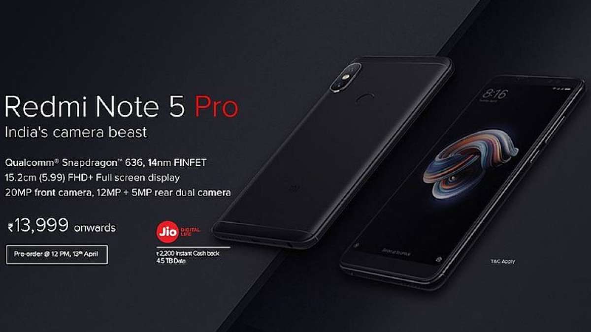 Redmi Note 5 Pro pre-order sale to begin today at mi.com